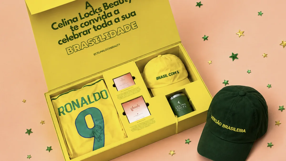 Celina Locks Beauty lança promoção com camisa autografada de Ronaldo e ...